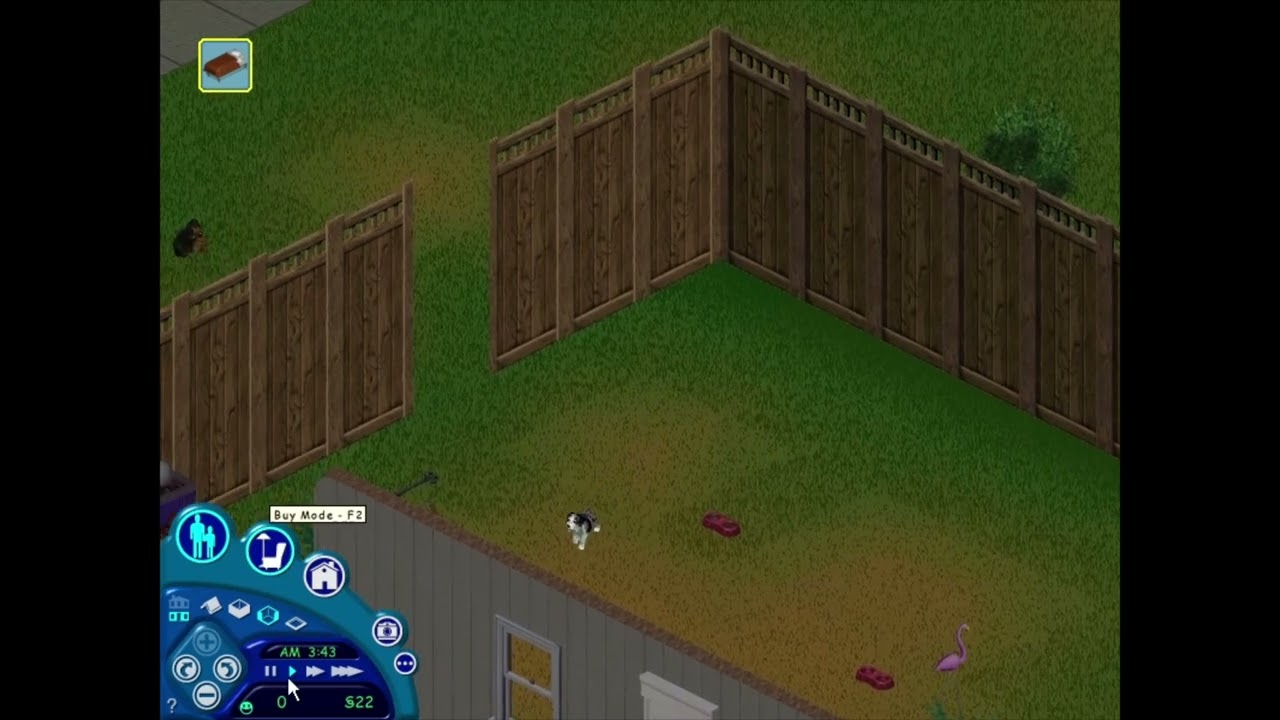 The Sims 1 Gameplay - Dogs Fighting El Bandito - YouTube