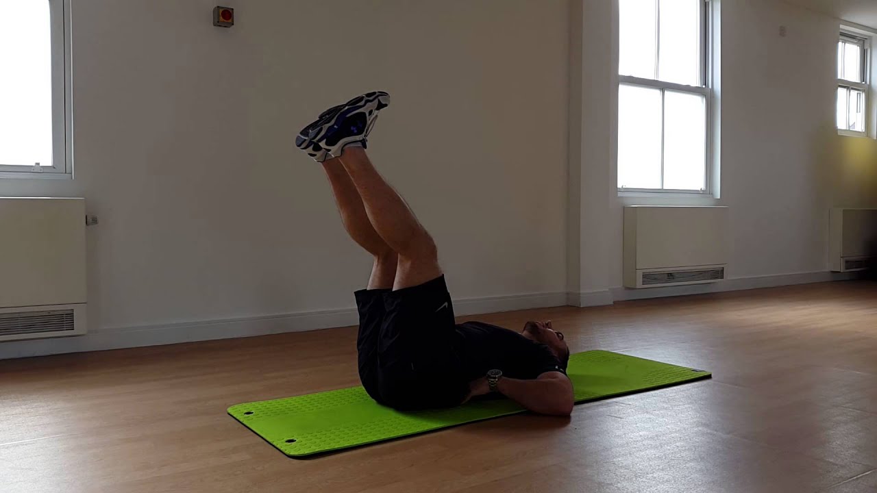 60 Second Abs With Lawrence | Double Leg Drops - YouTube