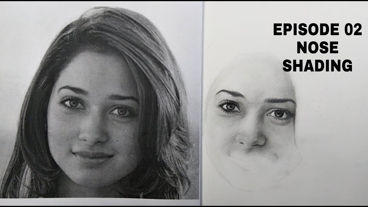 How to do shading on face- Nose Tutorial- Episode 02 - YouTube