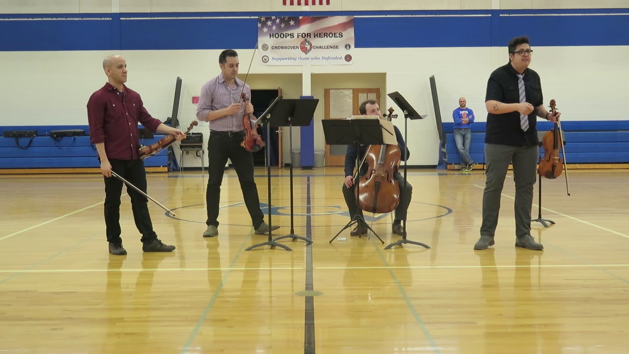 BEO String Quartet - Shostakovich String Quartet #10 - Andante furioso - MVI 5871 - YouTube