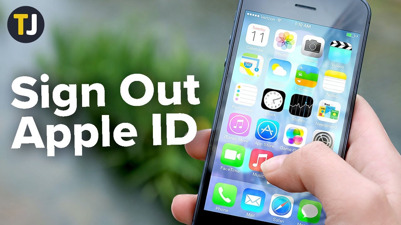 How to Sign Out of Apple ID on the iPhone - YouTube