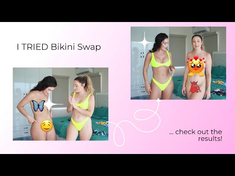 Best Friend Tiny Bikini Swap Part 2 feat CJ Sparxx