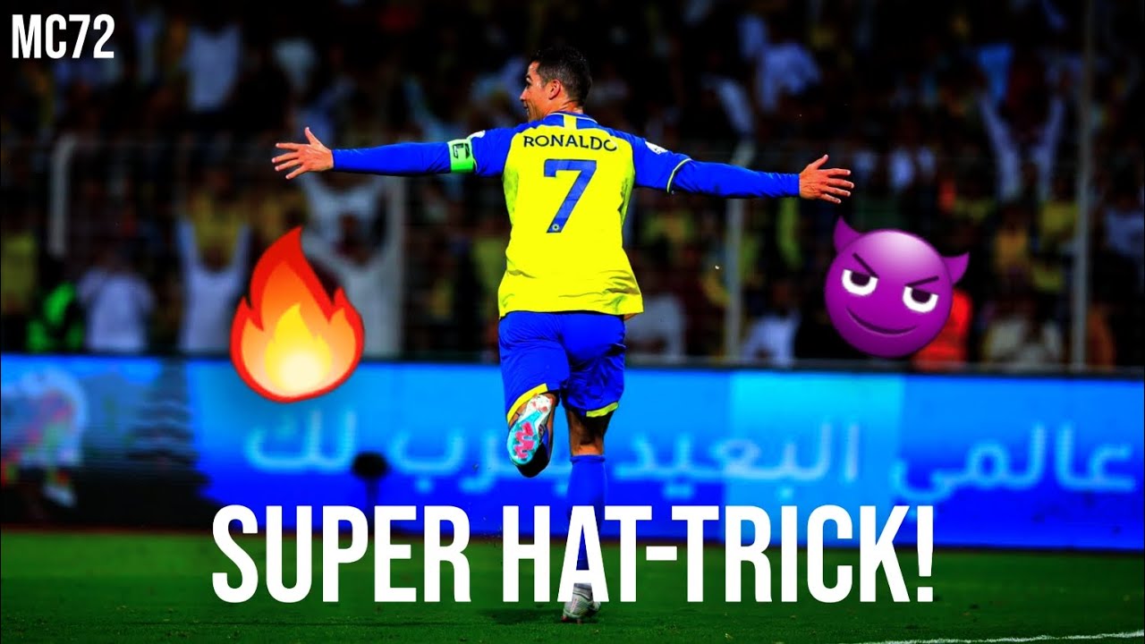 SUPER HAT-TRICK DE CRISTIANO RONALDO (nós joga com a 7) - YouTube