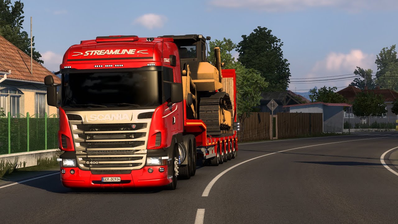 952.3 / ETS 2 V1.49 / Русская сборка / Scania Streamline G400 / Серьёзный груз 39т в Одессу ...