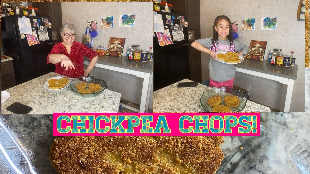 March 13, 2024 Delicious vegan chops from chickpeas! @veganinaction9750 ...