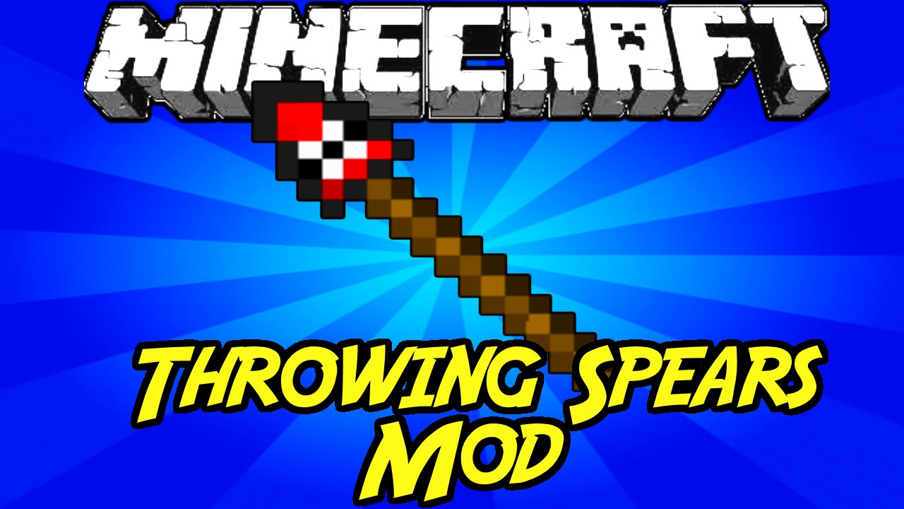Minecraft Mods: " Throwing Spears Mod 1.7.10 " - YouTube