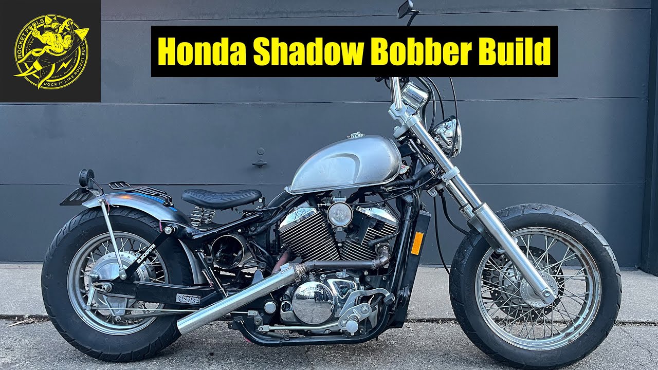 Honda Shadow Bobber Build - YouTube