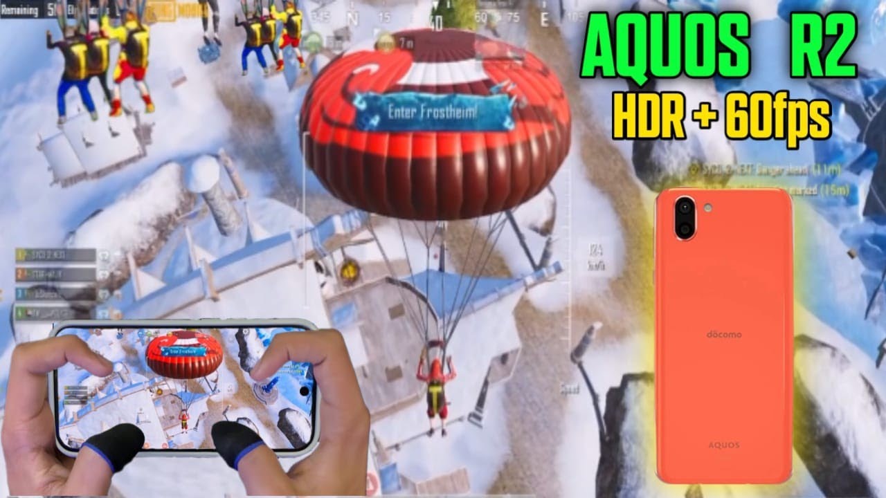 3.5 update aquos r2 pubg test Hd + 60fps Pubg gameplay - YouTube