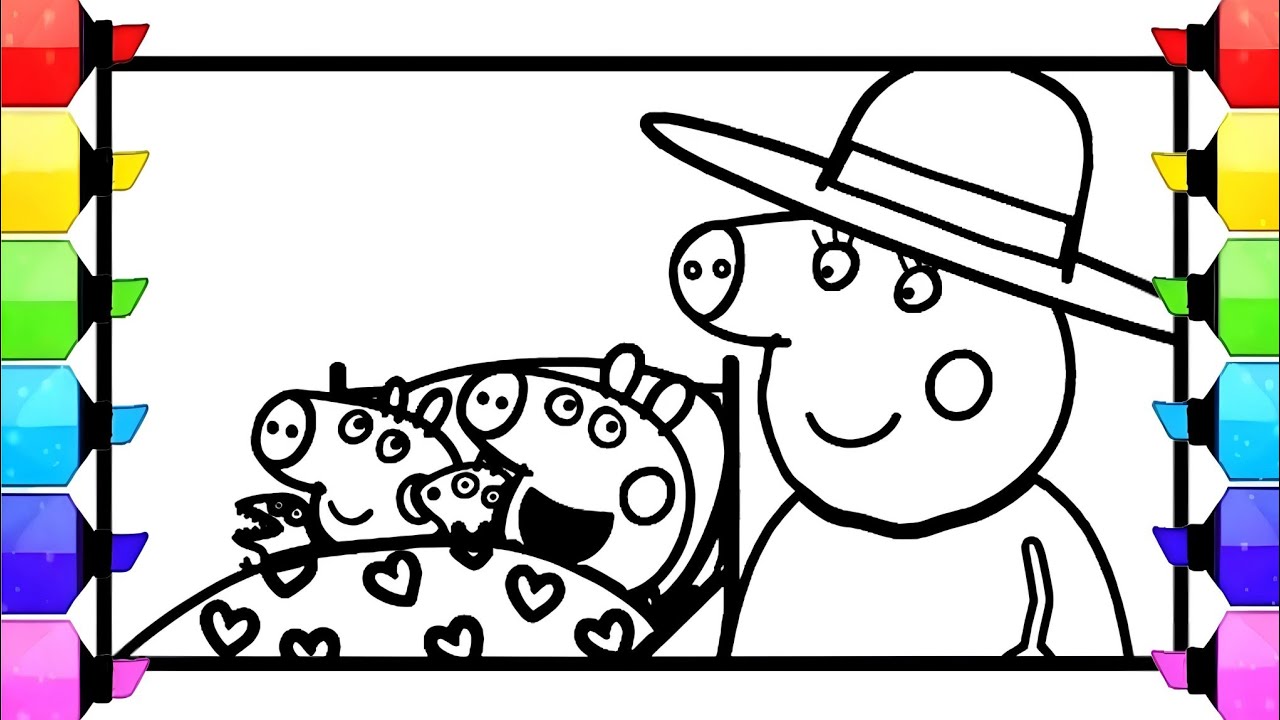 How to Draw Peppa Pig Cartoon Step by Step, Peppa Pig, Peppa Pig ...