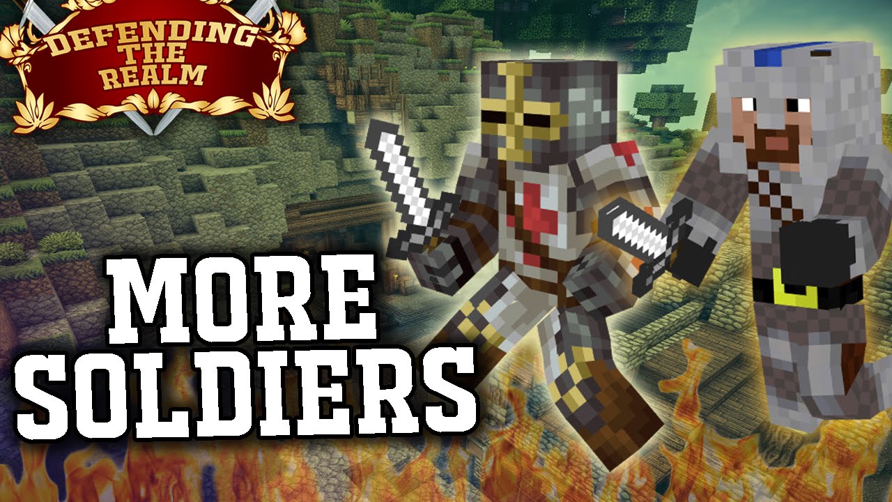 Minecraft Defending the Realm #10 Building an Army! - YouTube