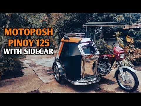 MOTOPOSH PINOY 125 WITH SIDECAR - YouTube