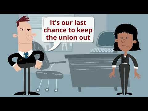 Inoculation against union busting tactics - YouTube