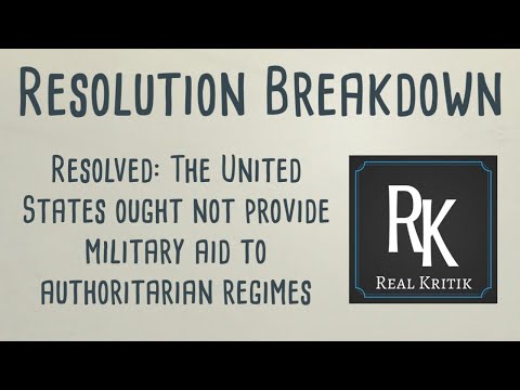 Resolution Breakdown - 2019 Aid to Authoritarian Regimes