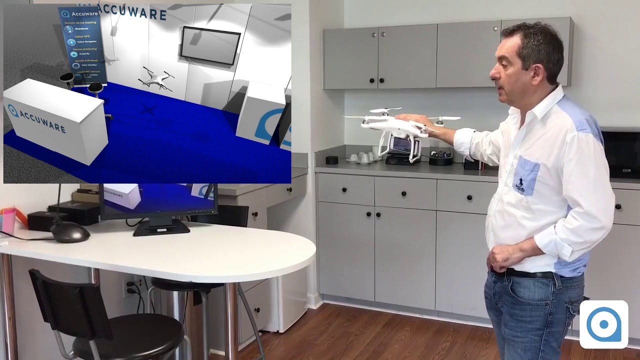 Precise indoor navigation system by Accuware - YouTube