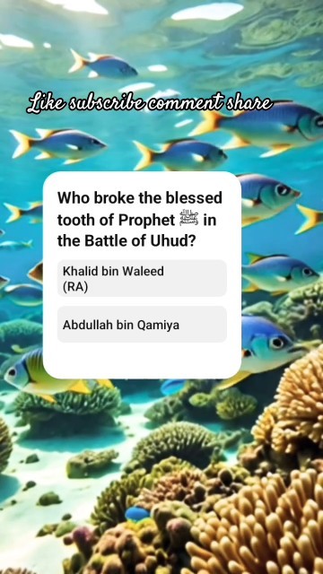 Who Broke the Tooth of Prophet Muhammad ﷺ in Uhud Battle? | # ...