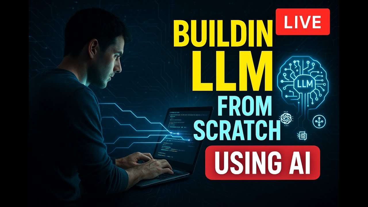 Building LLM from Scratch Using AI (Live Demo + Code Explanation) - YouTube