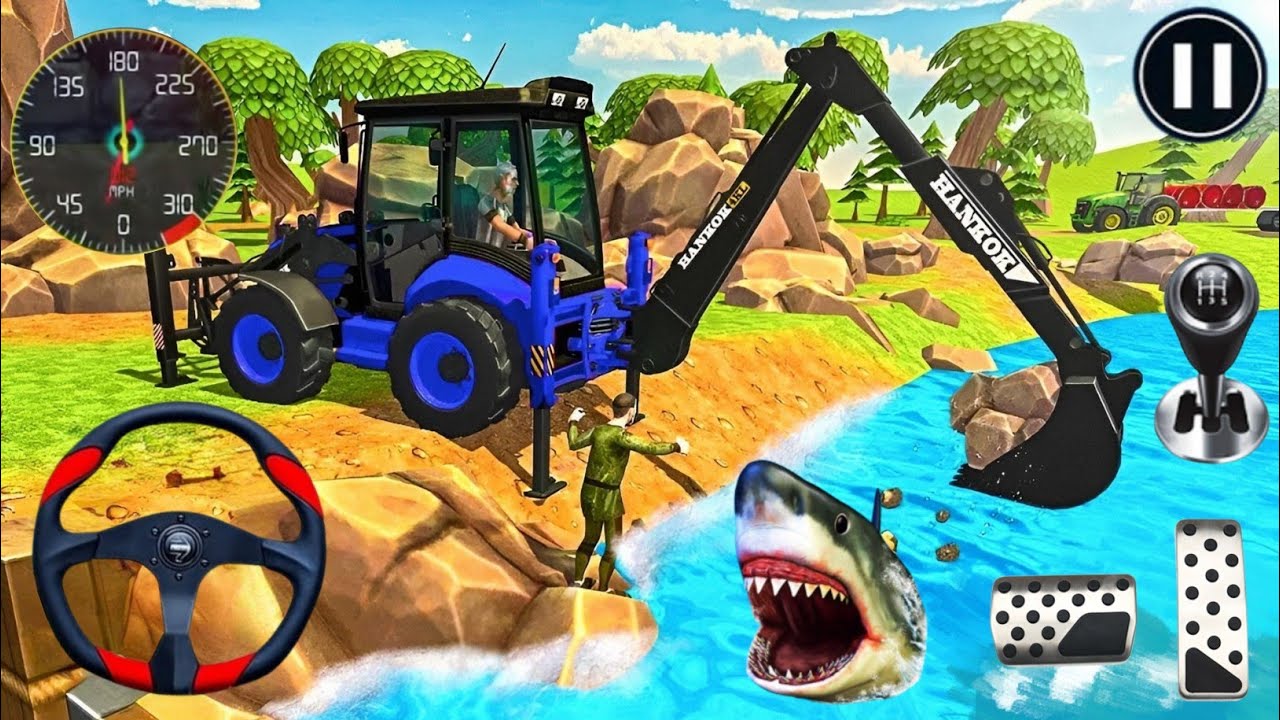 JCB Games 3D - JCB 3DX Backhoe Loader - Construction Simulator ...