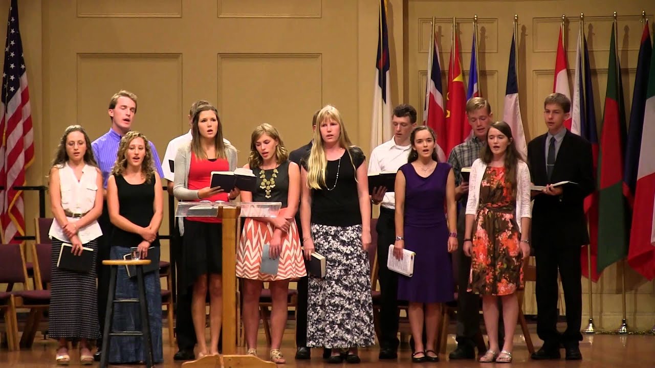 Hope PRC of Redlands Young People Convention Psalter 129 - YouTube
