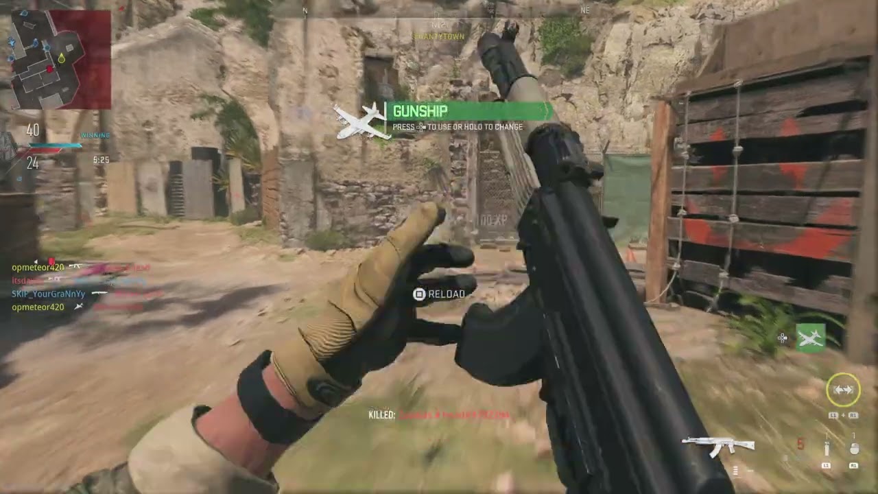 My first mw2 gunship - YouTube