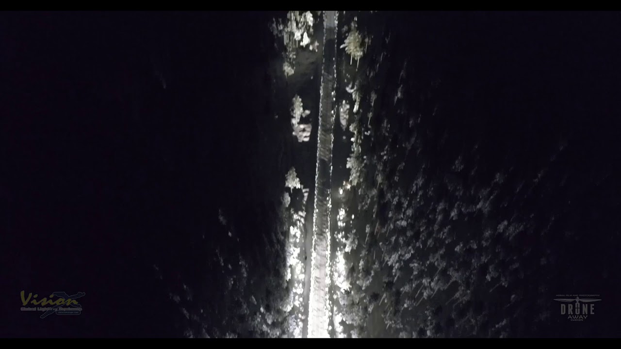 Aerial shot of Vision X LED light’s - YouTube
