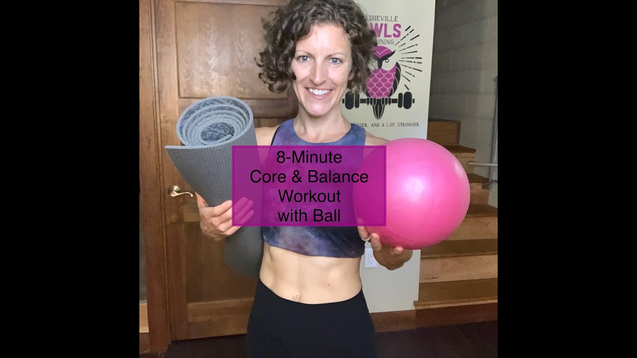 8-minute Abs with Inflatable Ball - YouTube