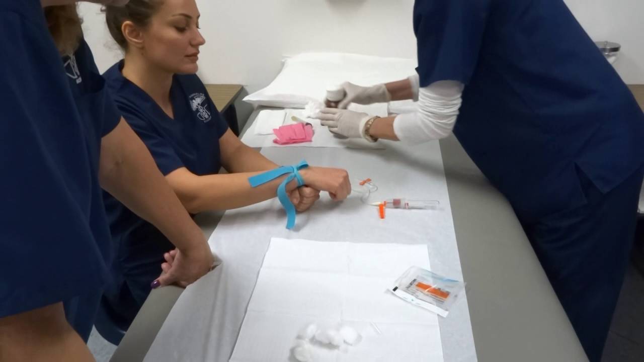 Butterfly Venipuncture Practice -6 June 30, 2016 - YouTube