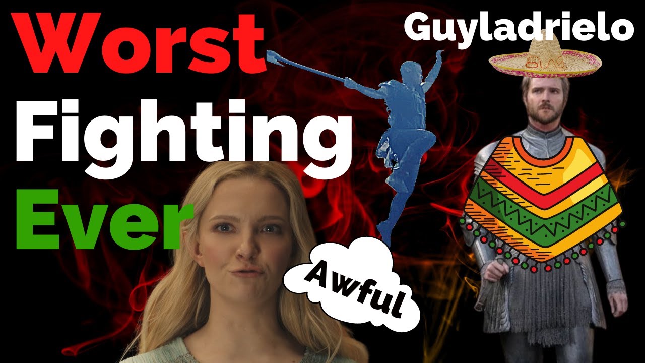 The worst fighting I've ever seen. The Rings of Power - YouTube