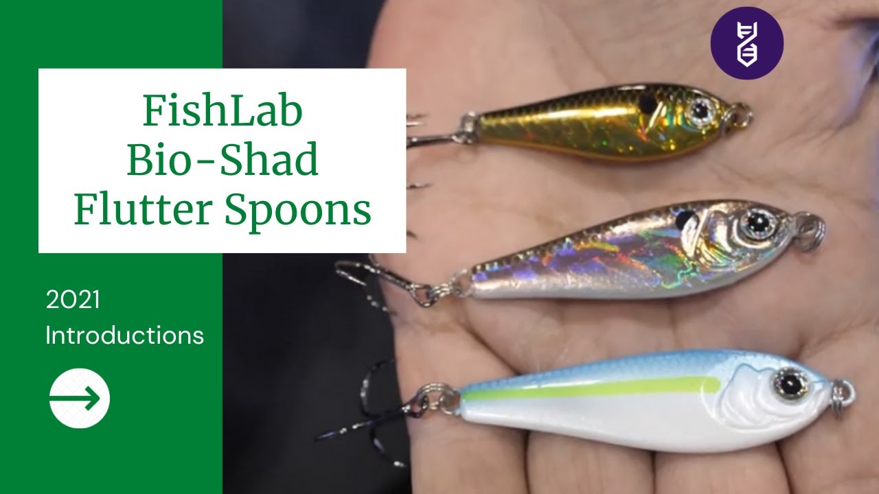 NEW FishLab Tackle Bio-Shad Flutter Spoon | ICAST 2021 - YouTube