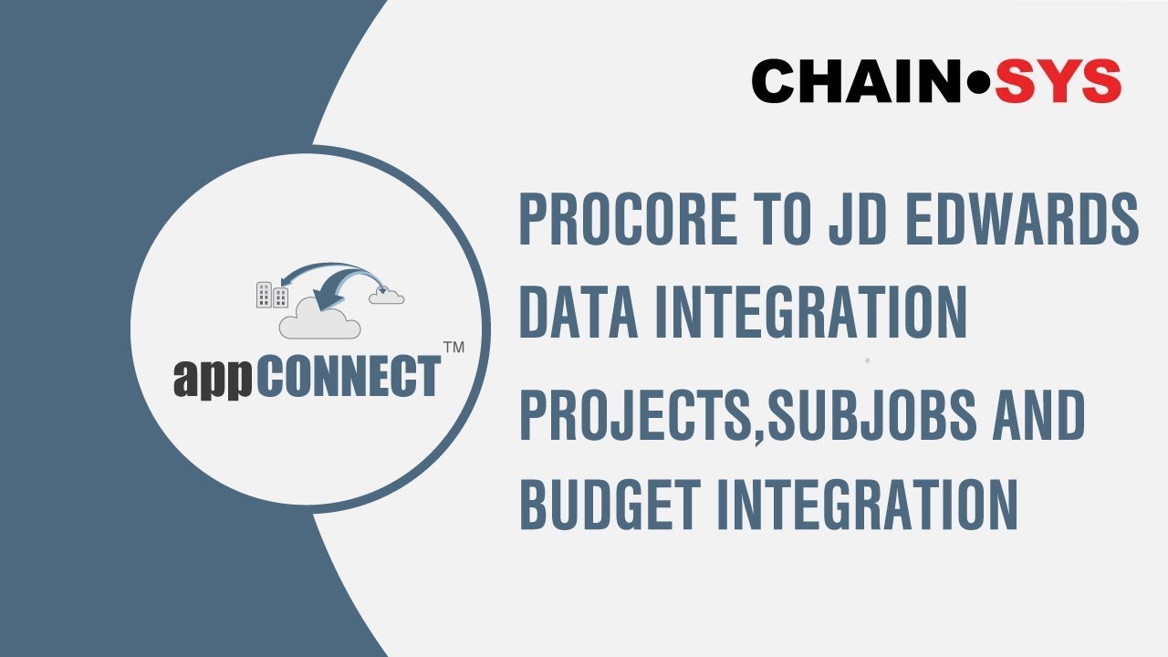 Procore to JD Edwards Data Integration - Projects, Subjobs and Budget ...