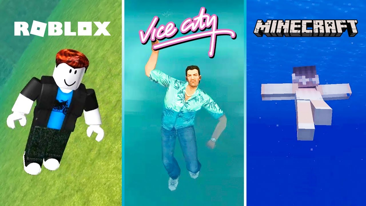 DROWNING in 25 Video Games - YouTube