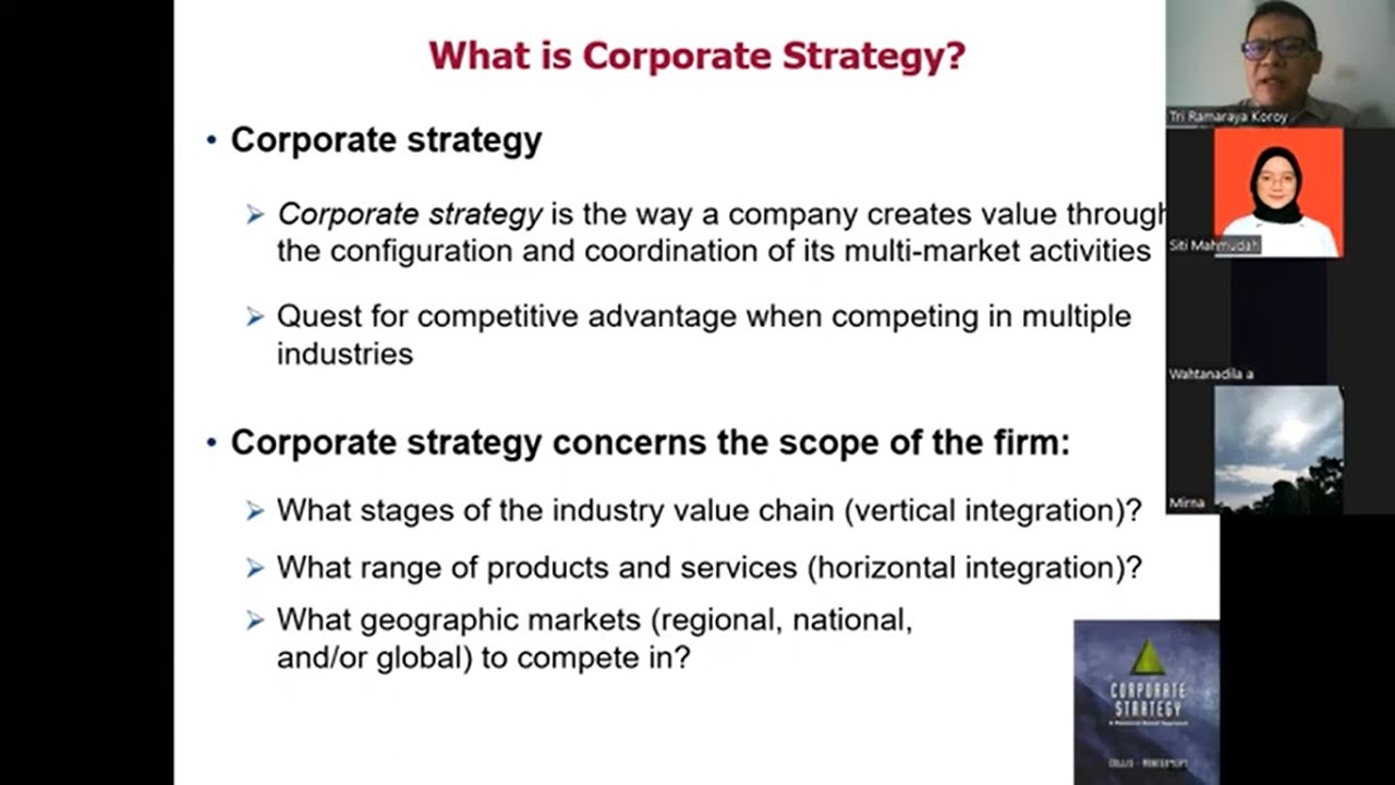 Strategi Korporat: Integrasi Vertikal dan Diversifikasi - YouTube