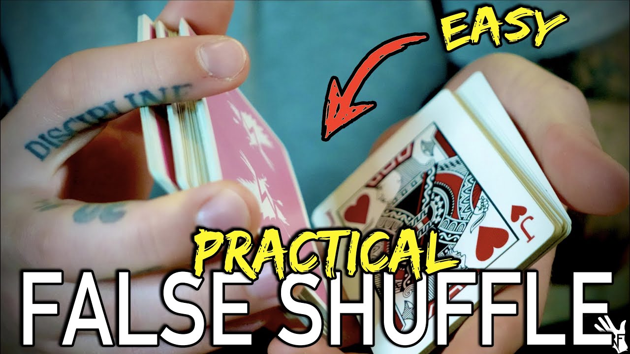 The PERFECT In-The-Hands FALSE SHUFFLE | Reverse Optical Shuffle ...