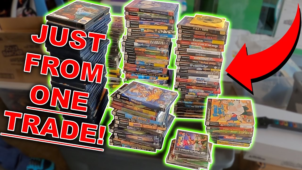 Trading for SEVERAL BIG Video Game Collections! - YouTube