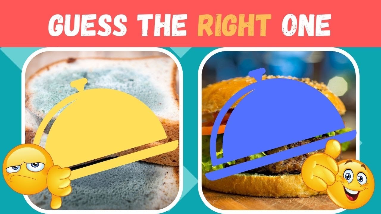 Guess the RIGHT one! Food Edition #foodquiz #pickonequiz # ...