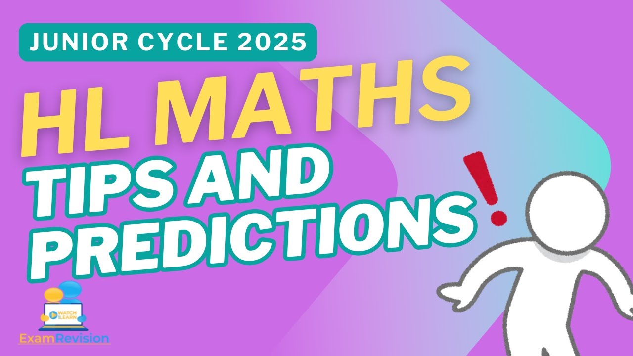 🔮 Predictions for JC Maths HL 2025 - YouTube