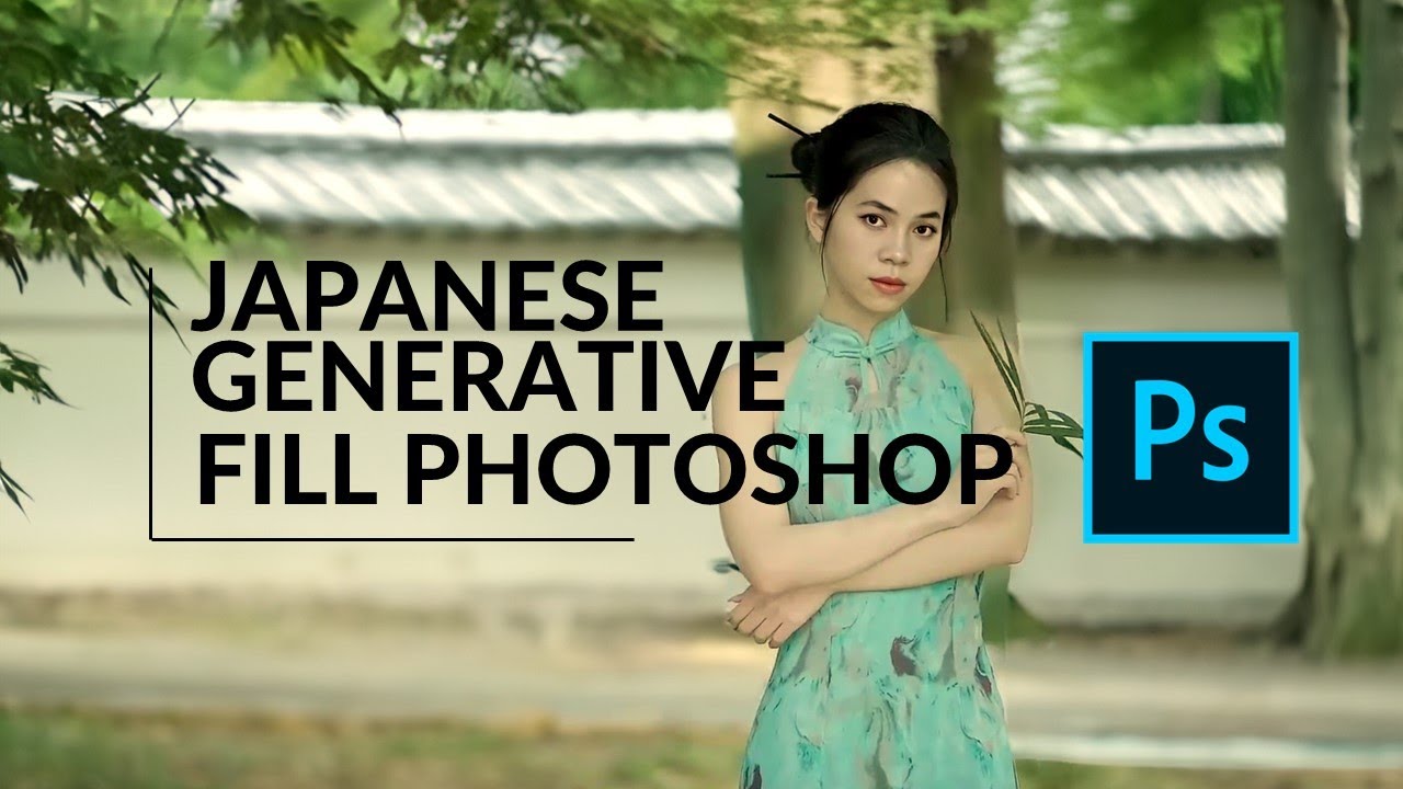 Japanese Background Generative Fill Adobe Photoshop 2023 - YouTube