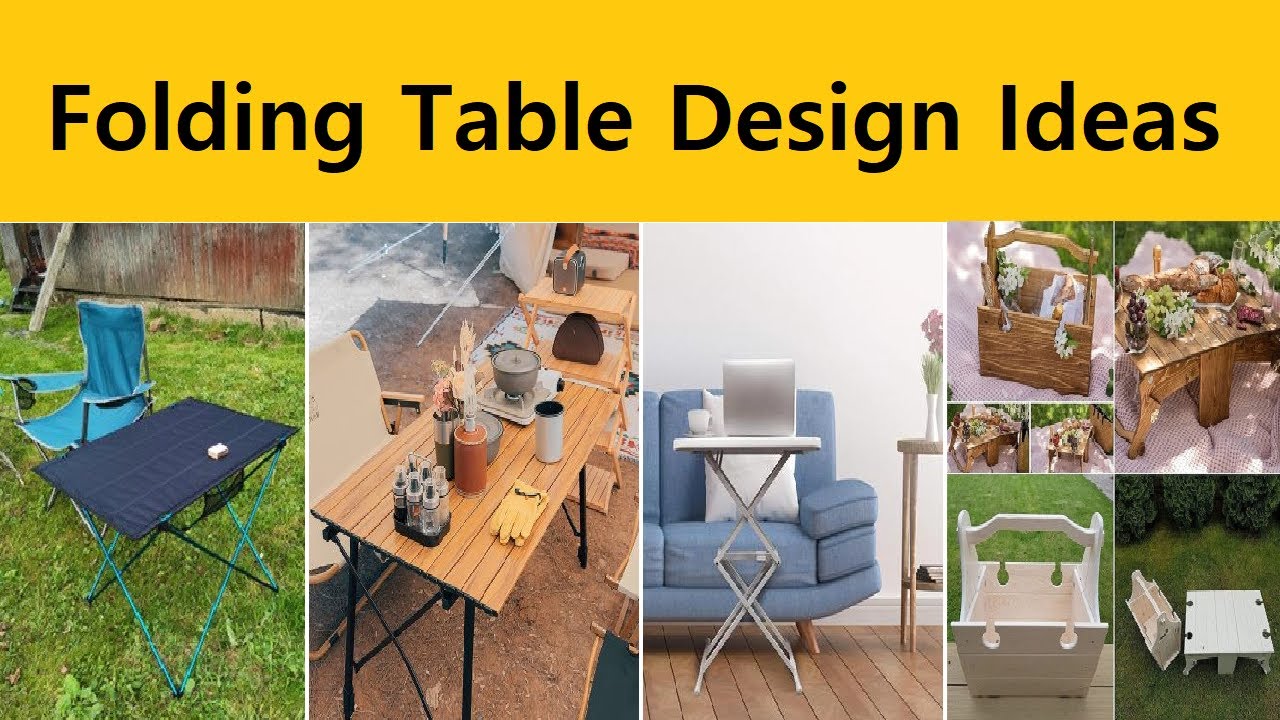 Folding Table Design Ideas / foldable table design /folding table ...