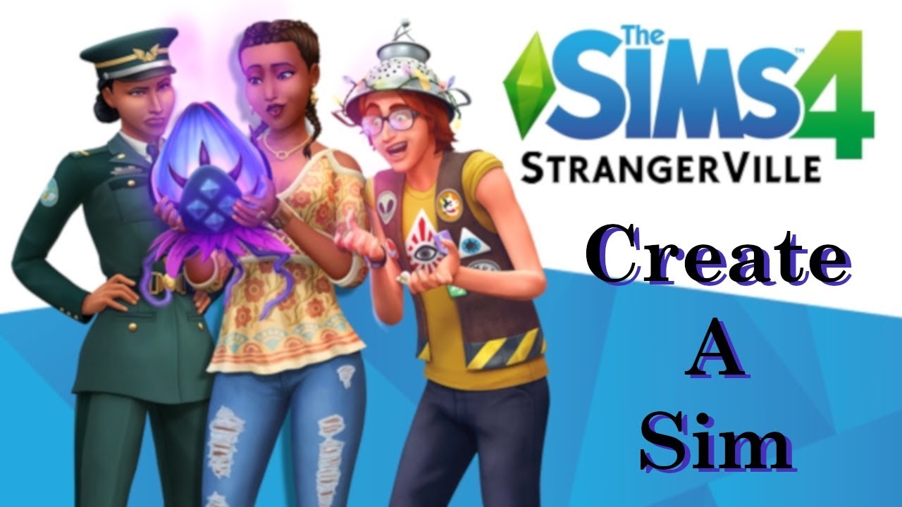StrangerVille CAS I Sims 4 - YouTube