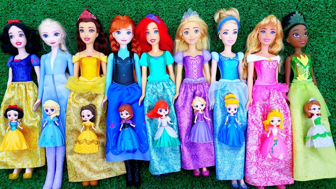 1:16:16 Minutes Disney princesses Collection ASMR with Satisfying ...