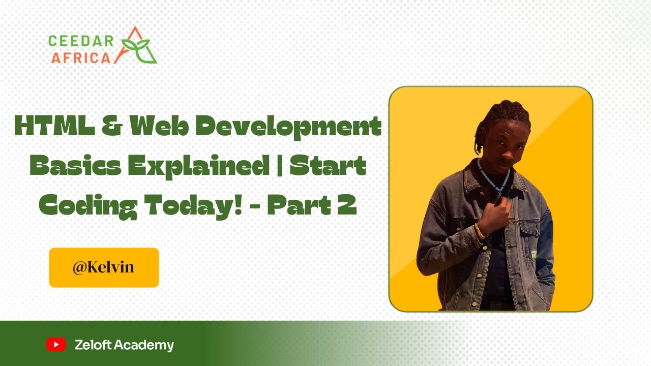 HTML & Web Development Basics Explained Start Coding Today! Part 2 ...