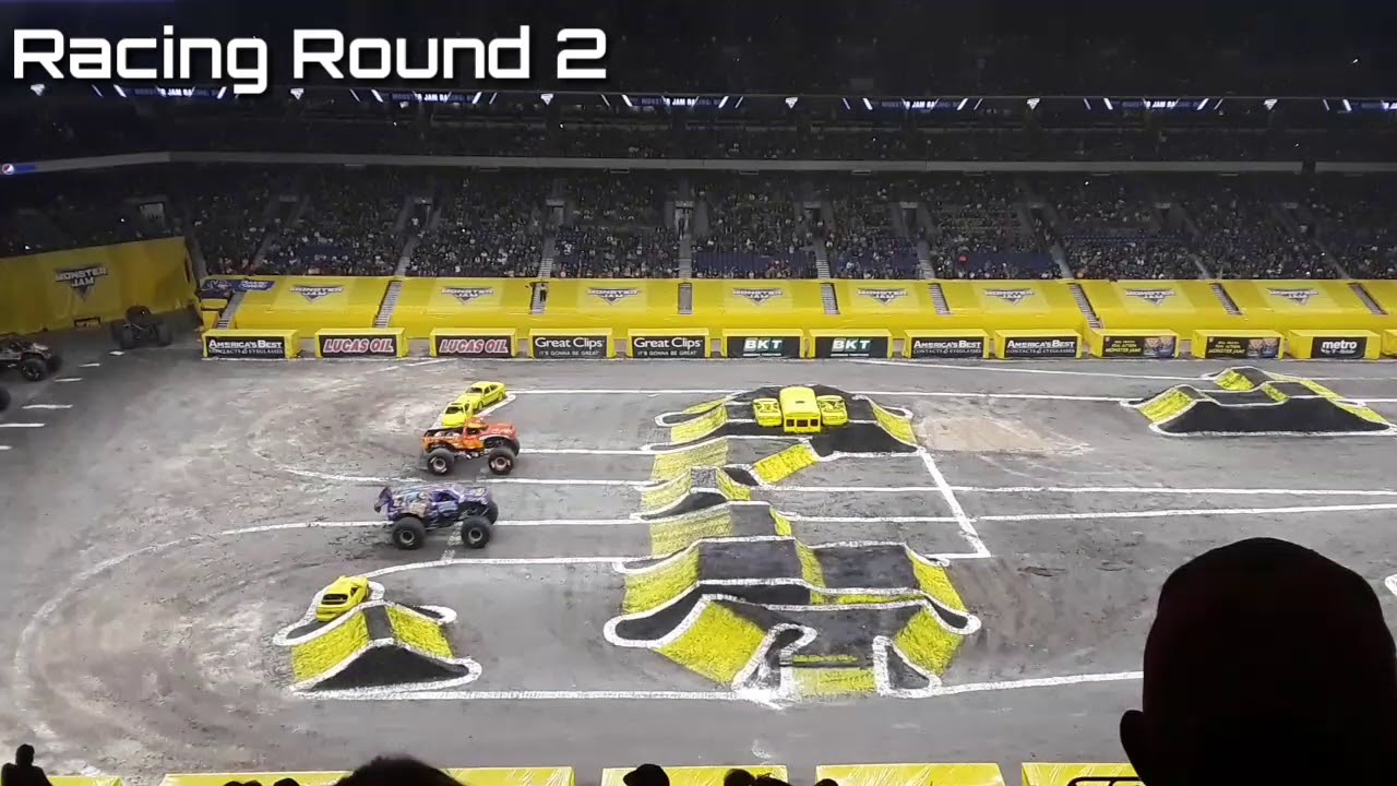 2019 Monster Jam racing competition - YouTube