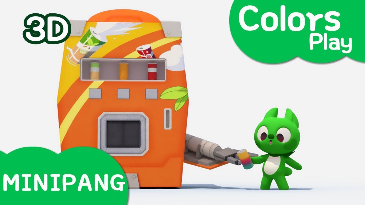 Learn colors with Miniforce | Colors Play | Magic Vending machine ...