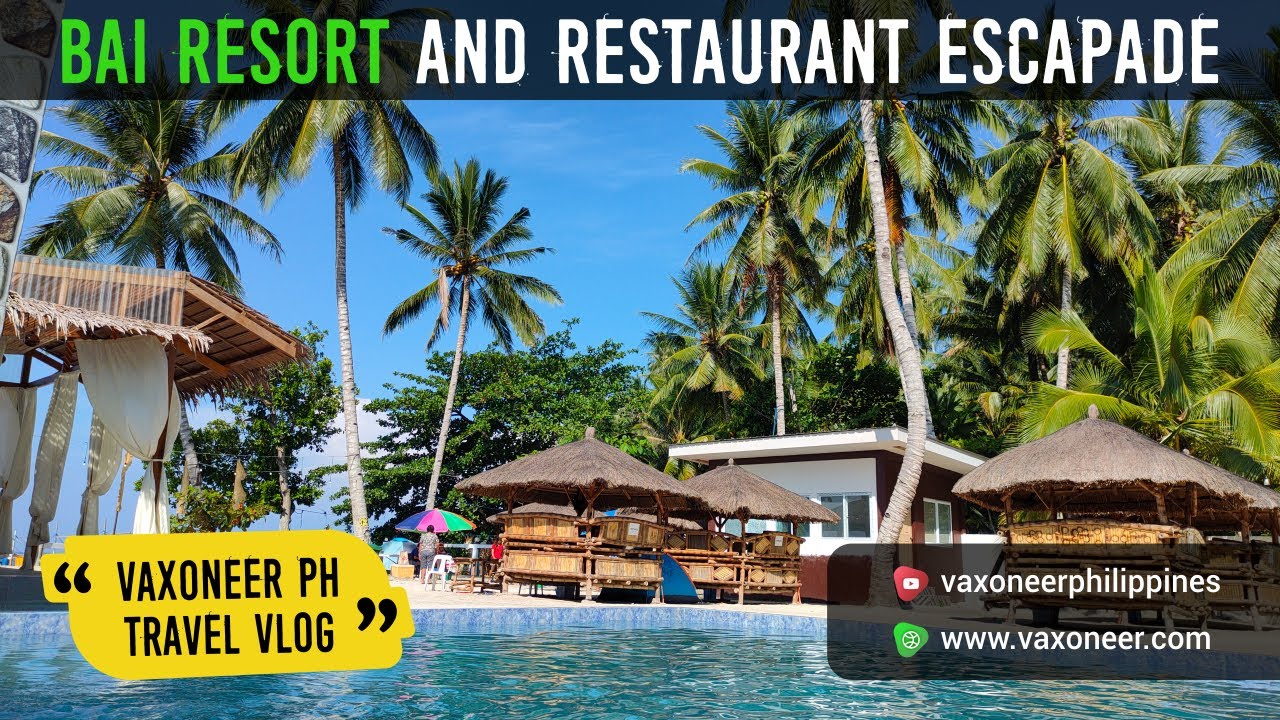 BAI RESORT AND RESTAURANT ESCAPADE GLAN SARANGANI | VAXONEER PH - YouTube