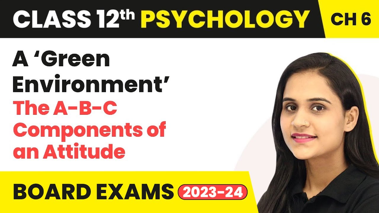 A Green Environment The A B C Components Of An Attitude Class 12 a-green-environment-the-a-b-c-components-of-an-attitude-class-12