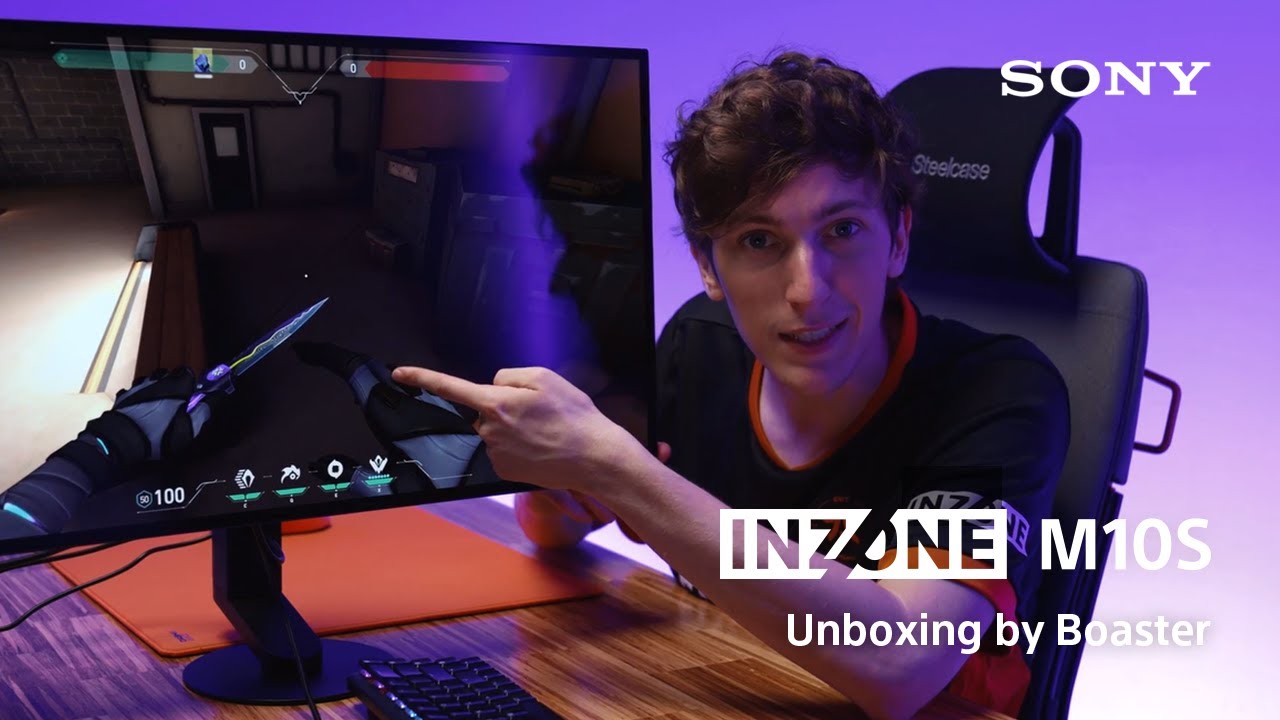 Pro Player Boaster Unboxes INZONE M10S Gaming Monitor – First ...