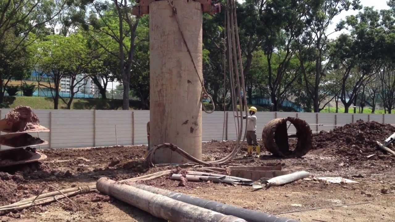 Bored Piling - YouTube