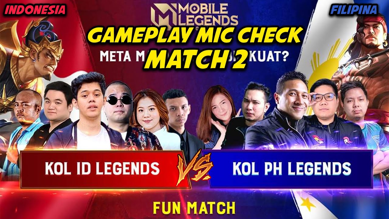 GAMEPLAY FUN MATCH KOL ID VS KOL PH MATCH KE 2 - YouTube