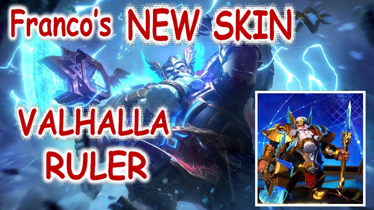 Franco New Skin | Valhalla Ruler | Mobile Legends: Bang Bang! - YouTube