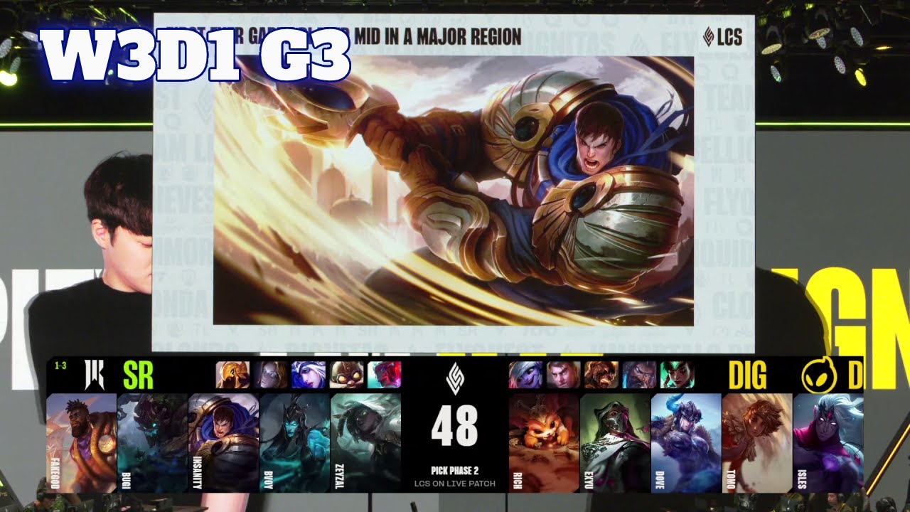 SR vs DIG | Week 3 Day 1 S14 LCS Spring 2024 | Shopify Rebellion vs Dignitas W3D1 Full Game ...