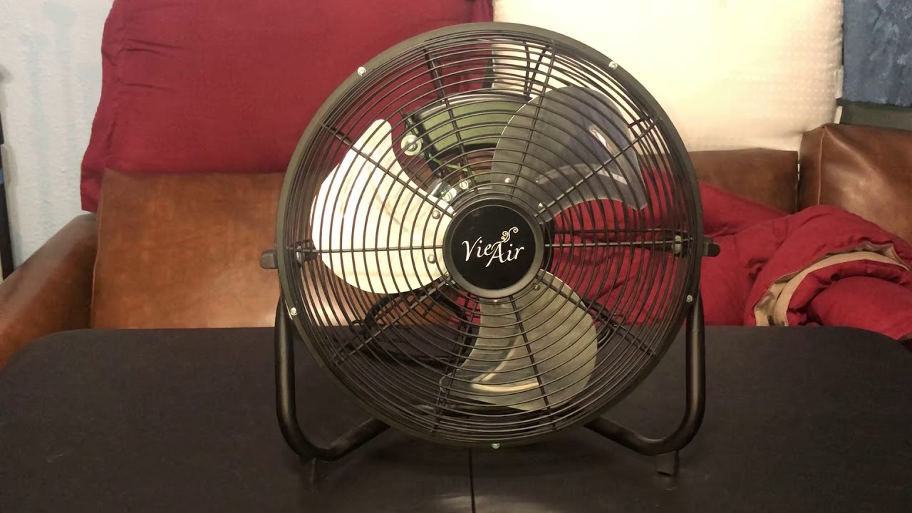 Vie Air 12 inch high velocity fan - YouTube